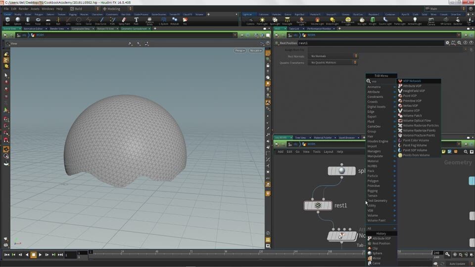 第28回：SOP&VOP実践編（2） ～clipとrestノードを理解して複雑な断面のカットを学ぼう～ | CGWORLD ONLINE ...