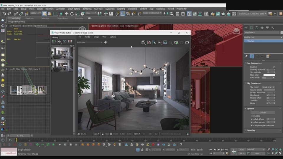 最終調整 VFB / Render Elements | CGWORLD ONLINE ACADEMY