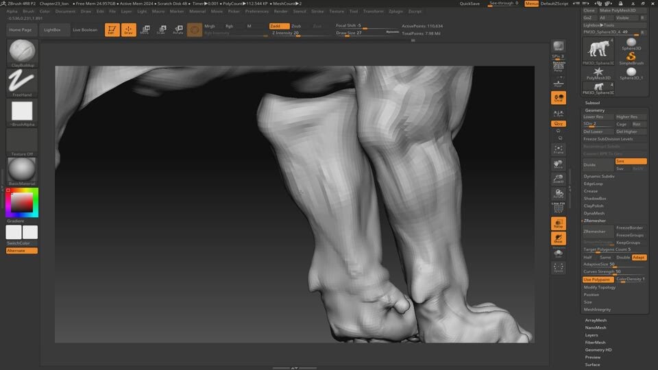爪の追加 01 | CGWORLD ONLINE ACADEMY