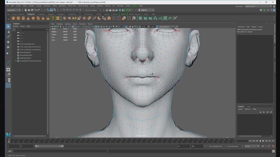 【Maya】ワークフロー確認 / モデル準備 | CGWORLD ONLINE ACADEMY