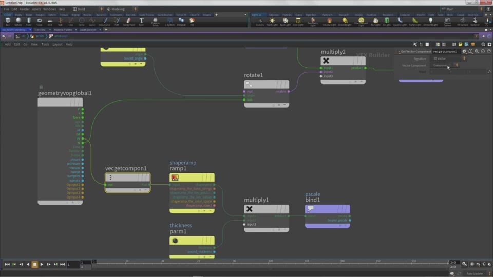 第30回：SOP&VOP実践編（4） ～SOPとVOPを使ってラインエフェクトを作成しよう～ | CGWORLD ONLINE ACADEMY