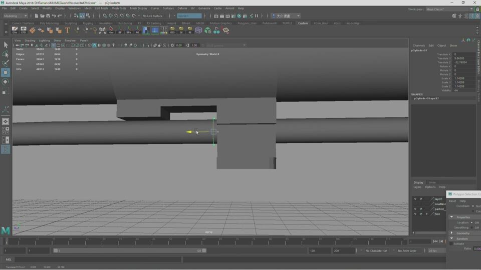 【Maya】ローポリモデルを流用してハイポリを作る（3）ディテールの追加 | CGWORLD ONLINE ACADEMY