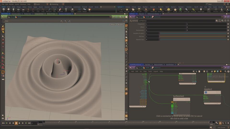 第17回：VOP基礎編（3） ～ノイズを使って様々な形状をつくってみよう！～ | CGWORLD ONLINE ACADEMY