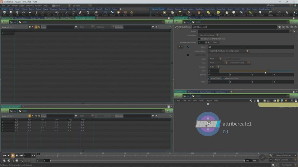 第43回目：Attributeの作成 | CGWORLD ONLINE ACADEMY