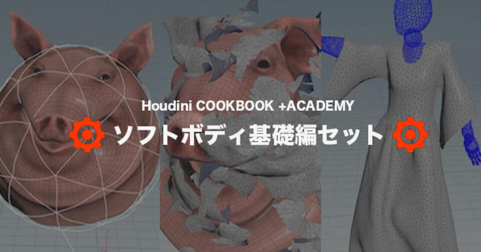 Houdini COOKBOOK +ACADEMY《ソフトボディ基礎編セット》 | CGWORLD ONLINE ACADEMY