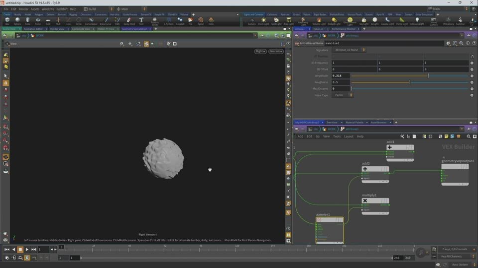 第106回目：Noiseを使用したアプローチ - Noiseを使用したDeform - | CGWORLD ONLINE ACADEMY