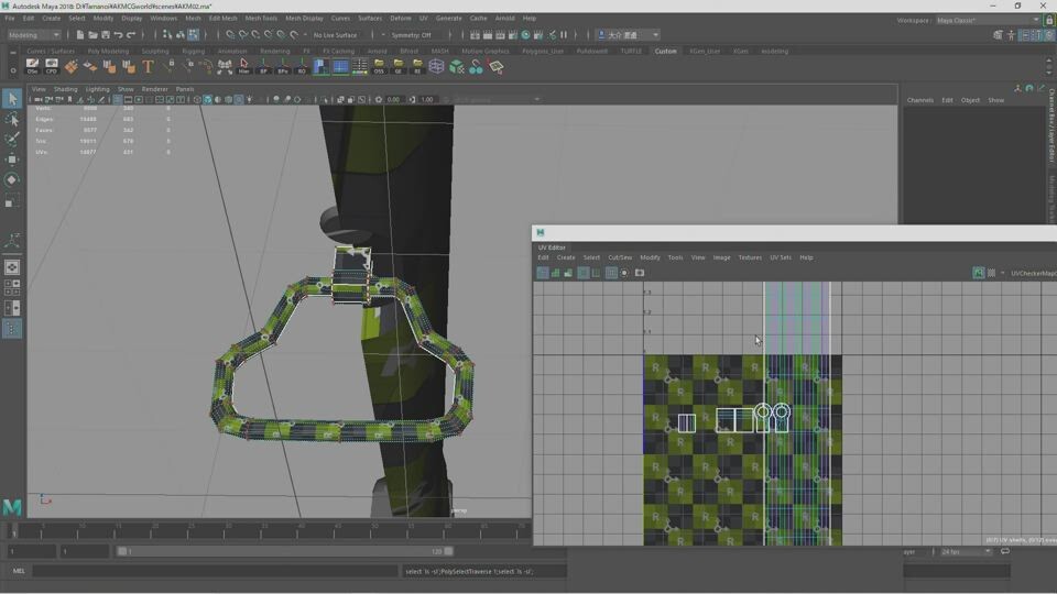 【Maya】効率的なUV展開のやり方や便利ツールの説明 | CGWORLD ONLINE ACADEMY